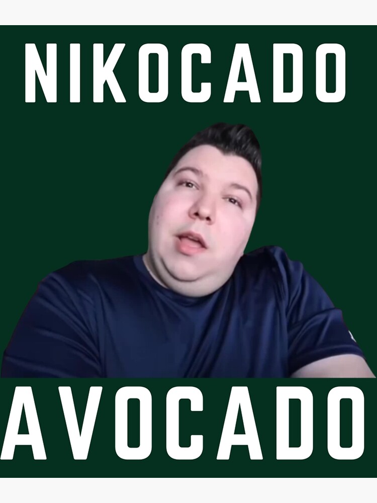 "Nikocado Avocado " Poster for Sale by NextGenerationW | Redbubble
