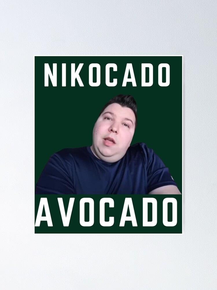 "Nikocado Avocado " Poster for Sale by NextGenerationW | Redbubble