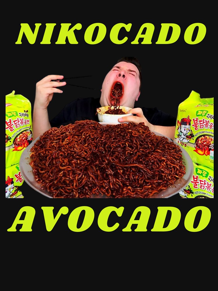 "Nikocado Avocado " Essential T-Shirt for Sale by NextGenerationW ...