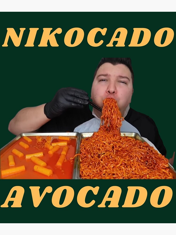 "Nikocado Avocado " Poster for Sale by NextGenerationW | Redbubble