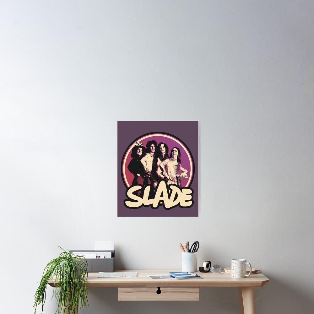 "Slade Band Glam Rock" Poster for Sale by eyepoo | Redbubble