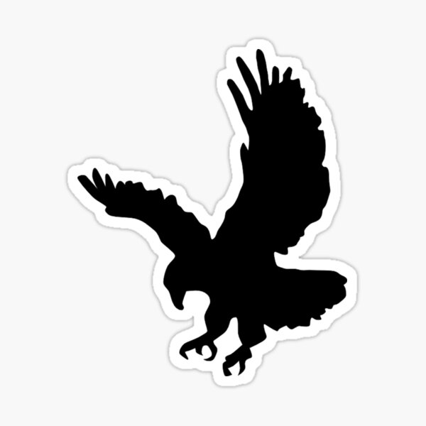 "black eagle" Sticker by dr-black | Redbubble