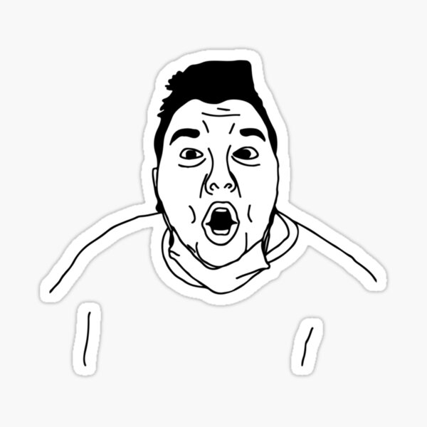 "nikocado avocado nikocado avocado " Sticker for Sale by ...