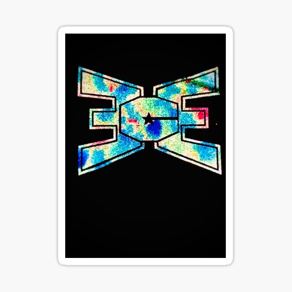 "ECE technicolor " Sticker by NursePeachie21 | Redbubble