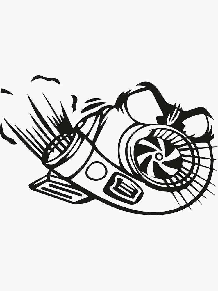 "Angry Turbo" Sticker for Sale by isrlygood1 | Redbubble