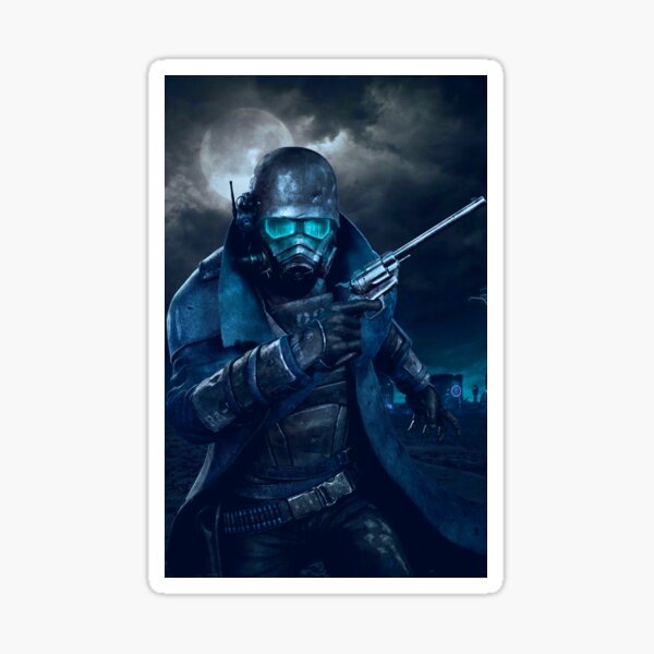 "Fallout New Vegas Blue NCR Ranger " Sticker by Fallout76ers | Redbubble