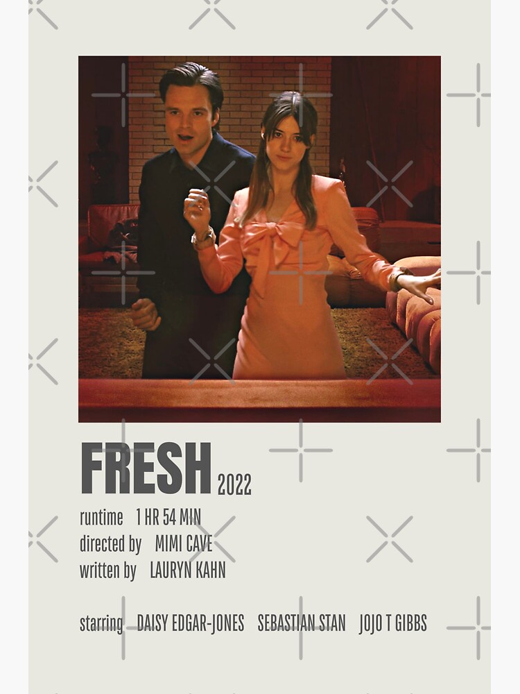 "Fresh Movie 2022 Polaroid Minimalist Poster" Sticker by brookeisanerd ...