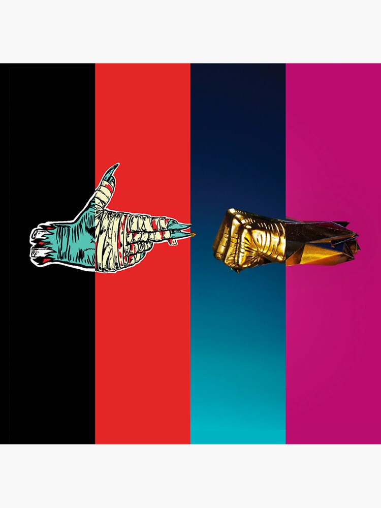 "Run The Jewels " Sticker by Mapsters | Redbubble