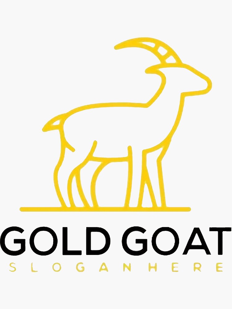 "The Golden Goat" Sticker by Armagon3 | Redbubble