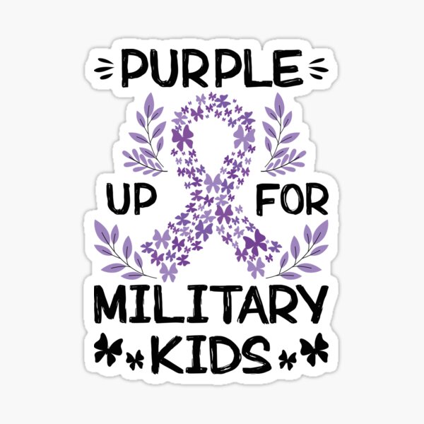 "Veteran Daughter Month Of The Military Child Army Kids" Sticker by ...