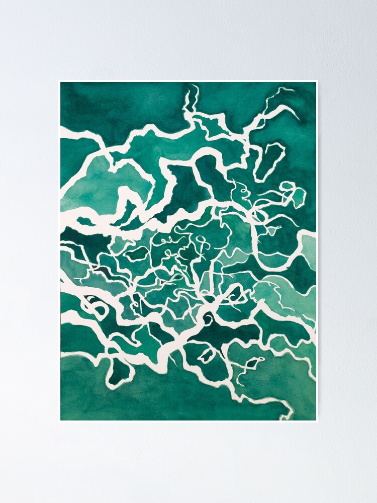 "Twisted Green Forest" Poster for Sale by CBaloga | Redbubble