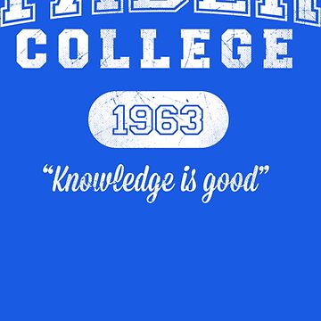 "Faber College 1963 Knowledge is Good Essential T-Shirt" Sticker for ...
