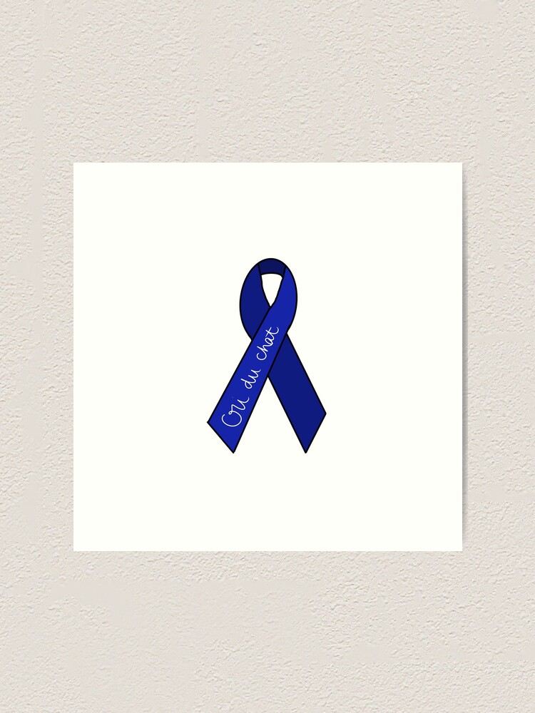"Cri du Chat Syndrome Awareness Ribbon " Art Print by jenmishalecki ...