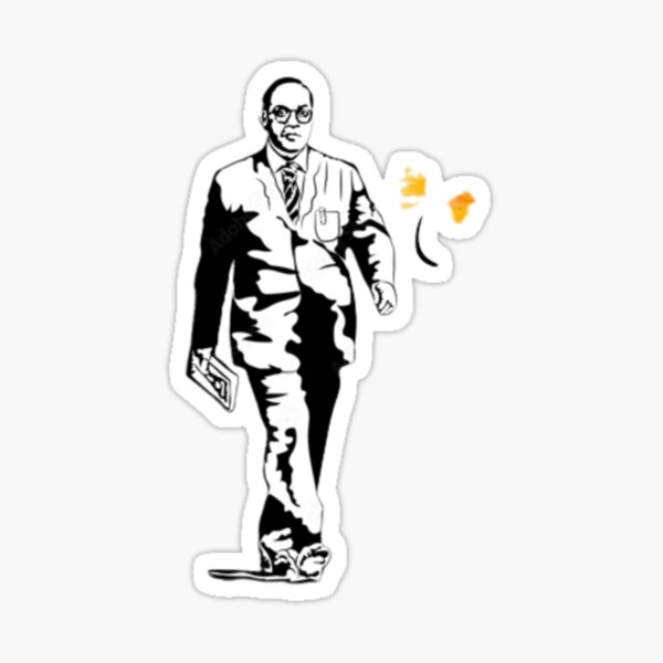 "Dr B R AMBEDKAR in Indian " Sticker by Mcneehenney | Redbubble