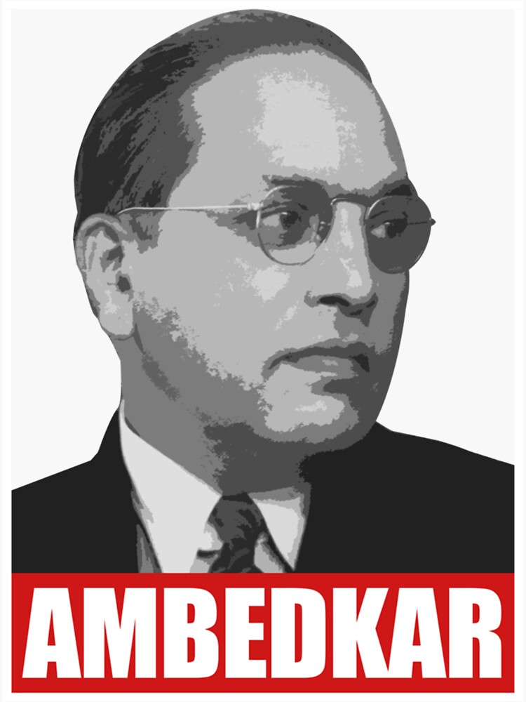 "Ambedkar" Sticker by Mcneehenney | Redbubble