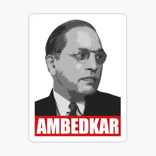 "Ambedkar" Sticker by Mcneehenney | Redbubble