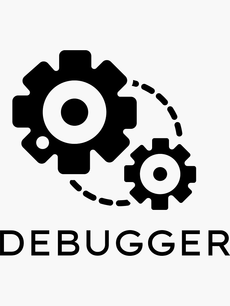 "Debugger design for computer developers" Sticker by Voade | Redbubble