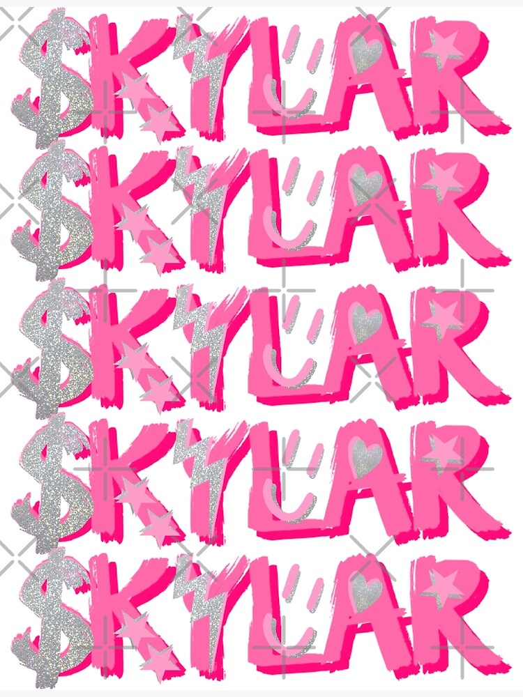 "SKYLAR name" Poster for Sale by juliasantos5 | Redbubble