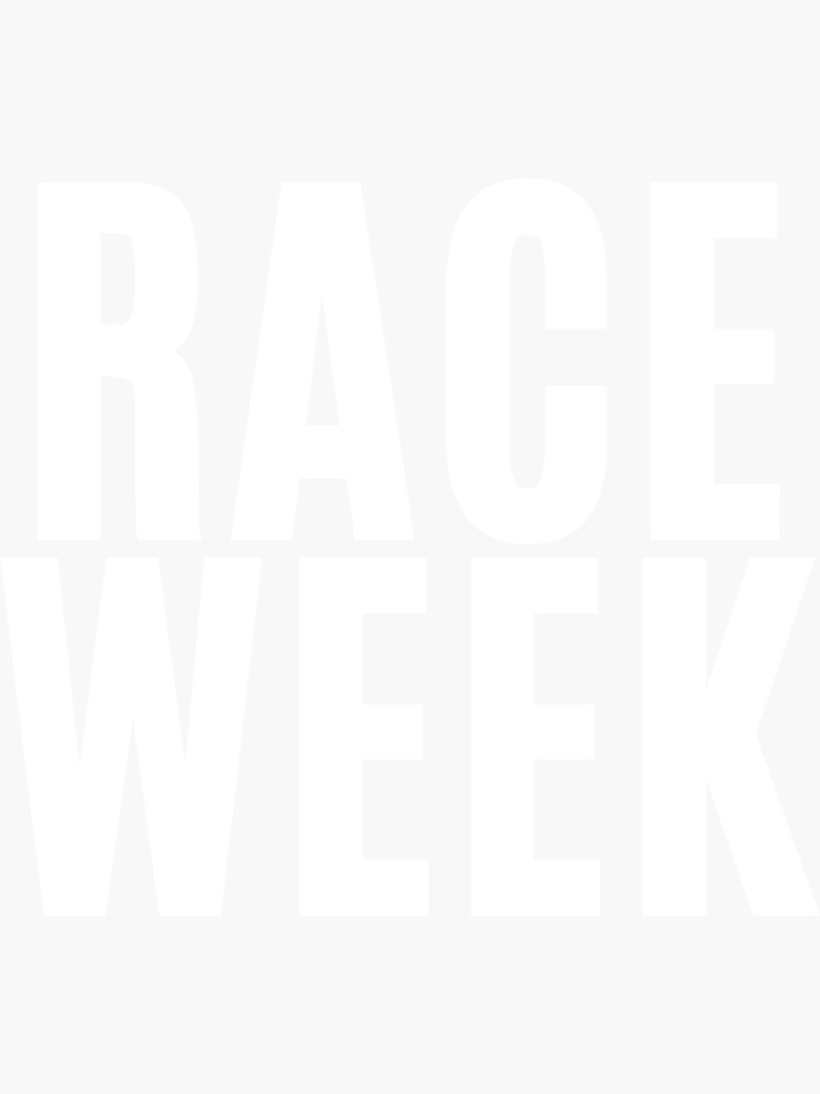 "RACE WEEK, no It's RAWE CEEK ! (7)" Sticker by F1TwoTee | Redbubble