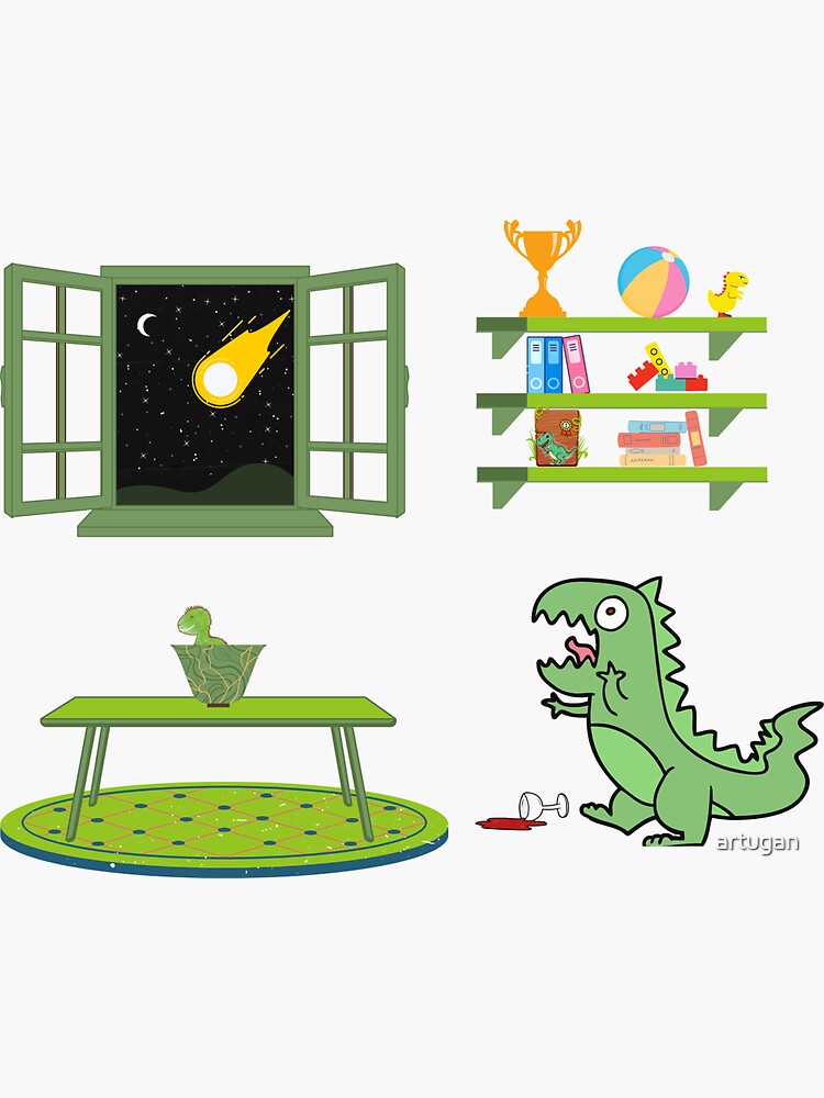 "End Of Rex :'/" Sticker by artugan | Redbubble