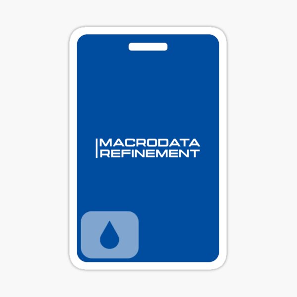 Pegatina «Tarjeta de refinamiento de datos macro de separación ...