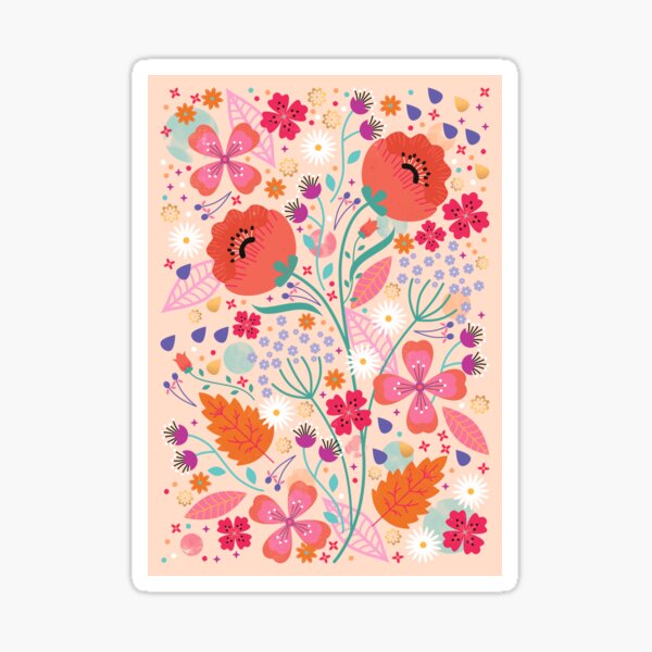 "Spring " Sticker for Sale by CarlyWatts | Redbubble