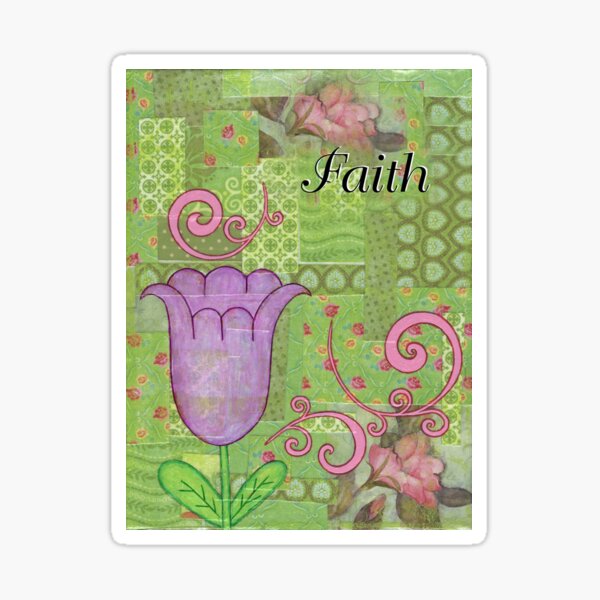 "Faith" Sticker by FunkoliciousArt | Redbubble