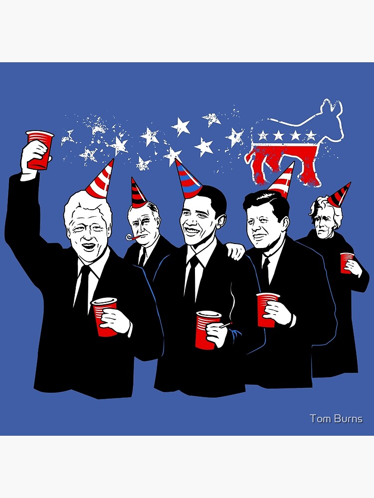 "Democratic Party" Poster by tpbiv | Redbubble