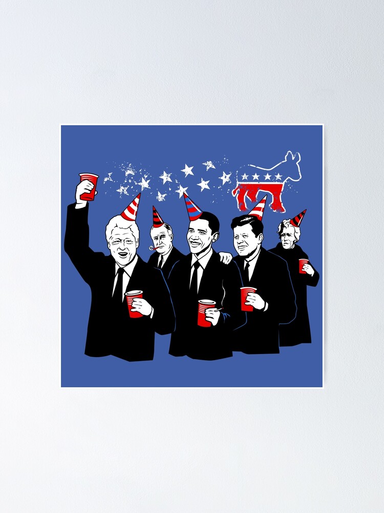 "Democratic Party" Poster by tpbiv | Redbubble