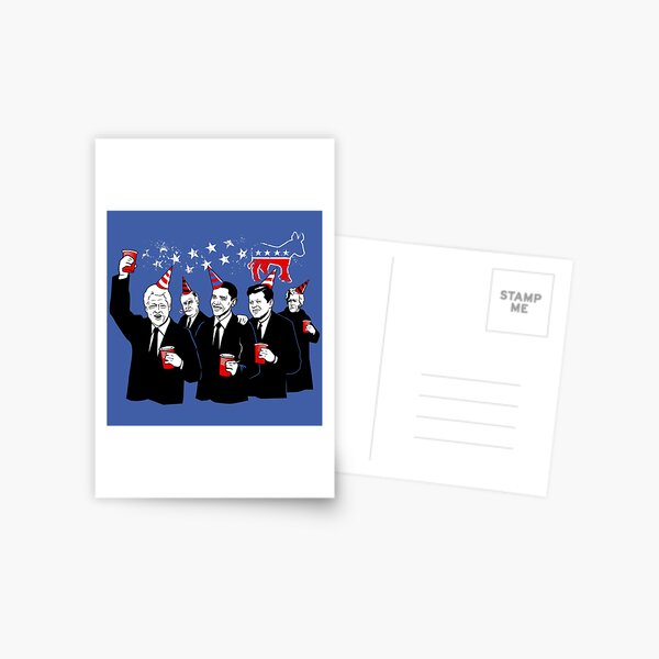 "Democratic Party" Postcard for Sale by tpbiv | Redbubble