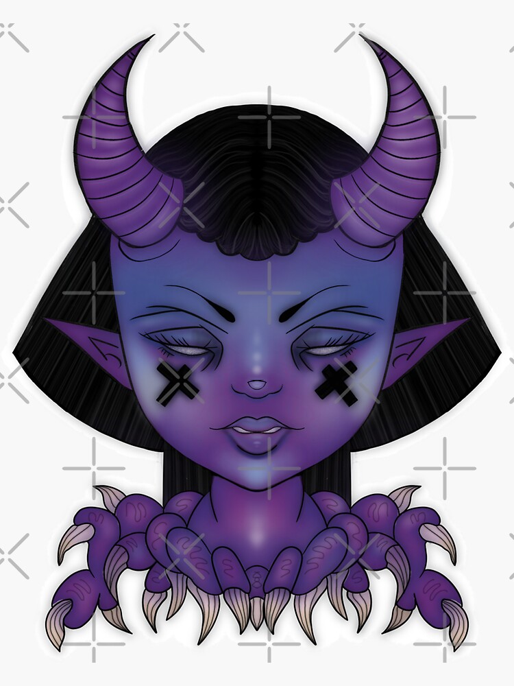 "Demon Baby Boo" Sticker for Sale by ClubBanshee | Redbubble