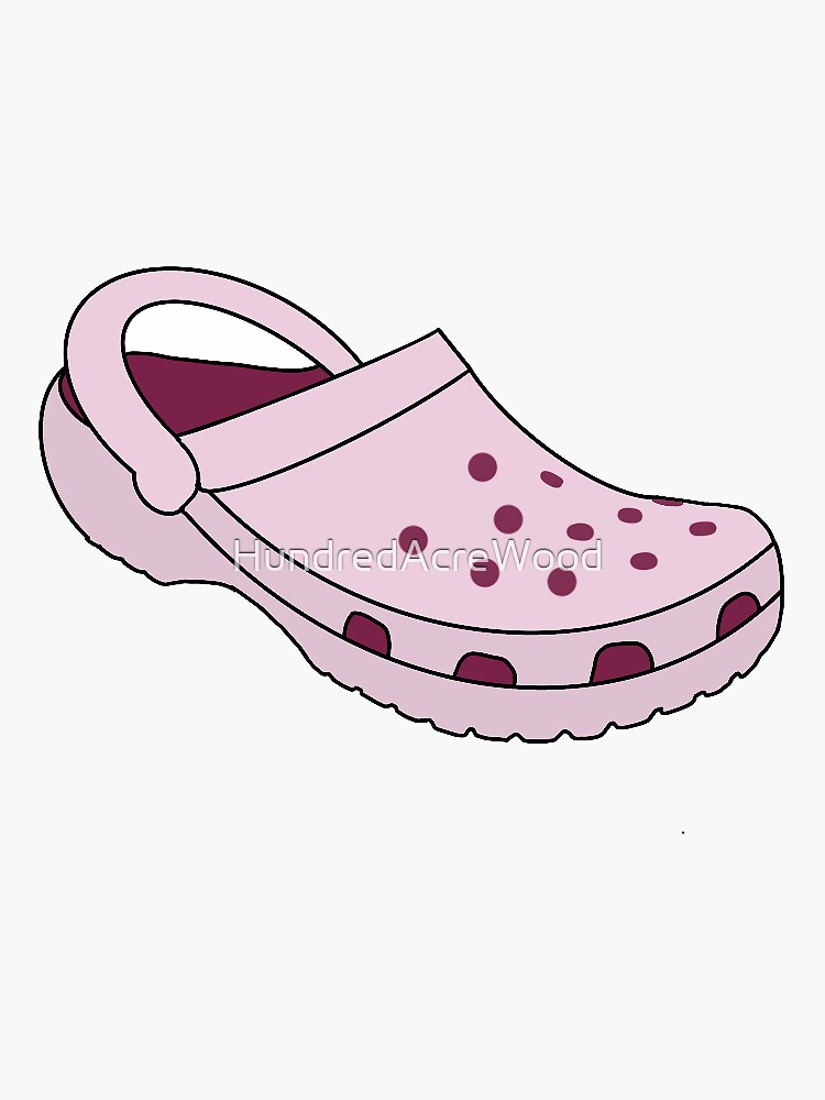 "Croc" Sticker for Sale by HundredAcreWood | Redbubble