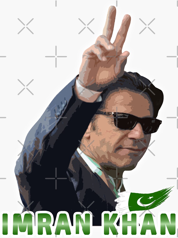 "IMRAN KHAN" Sticker by Mo7amedFouad | Redbubble