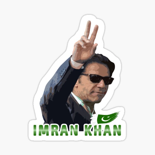 "IMRAN KHAN" Sticker by Mo7amedFouad | Redbubble