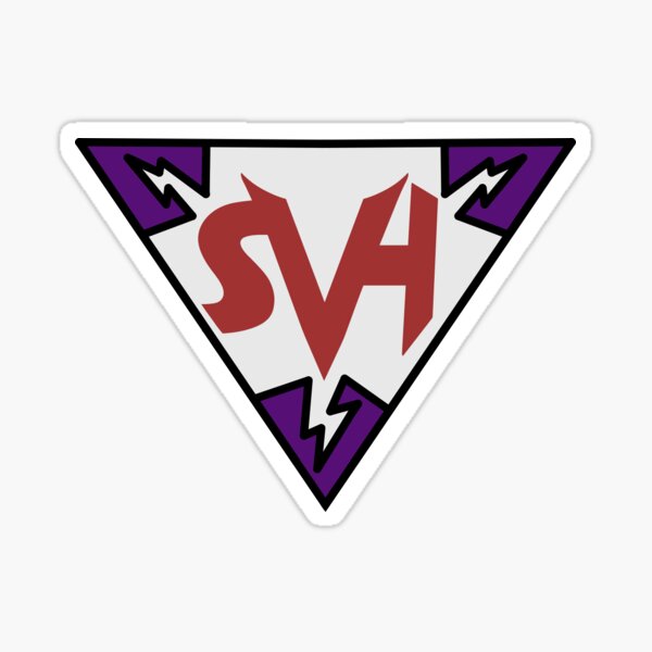 "SuperVillainy High Logo" Sticker by JoshuaCroyle | Redbubble