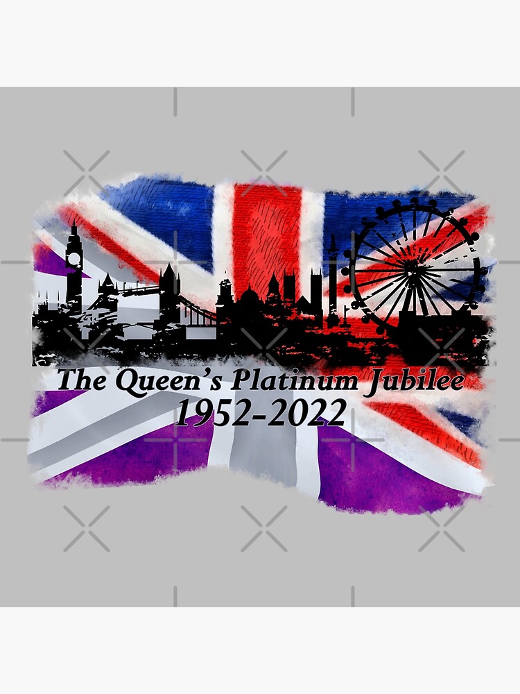 "Queens Jubilee, London Skyline, The Queens platinum jubilee, platinum ...