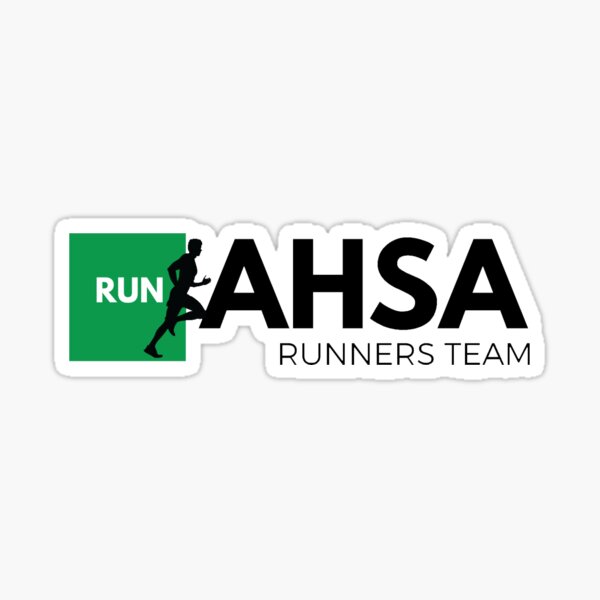 "AHSA RUNNERS " Sticker by Ahsarunners | Redbubble