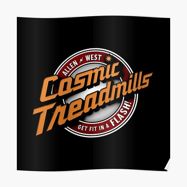 "Cosmic Treadmill (Color)" Poster for Sale by tuffacton | Redbubble