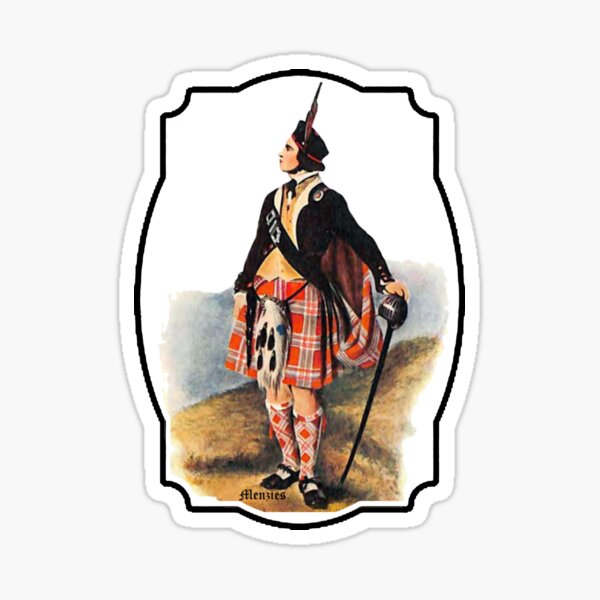 "Clan Menzies Surname Crest" Sticker by ljrigby | Redbubble
