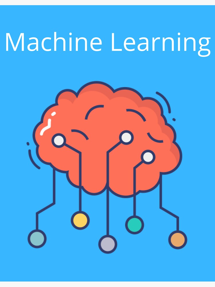 "Machine Learning" Sticker by UpcomingTech | Redbubble