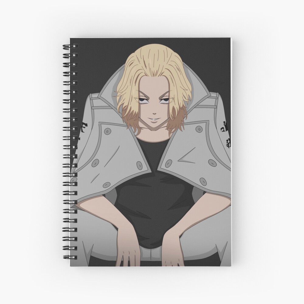 "manjiro sano (mikey) Tokyo revengers fanart gadgets" Spiral Notebook ...