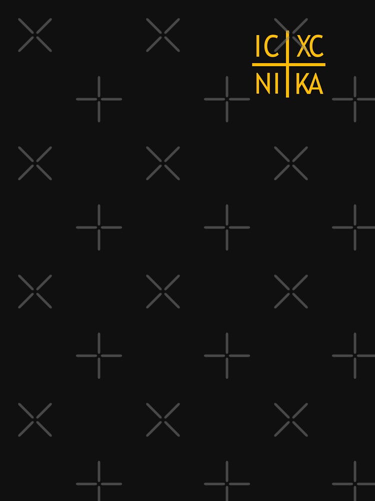 "IC XC NIKA" T-shirt for Sale by Ddreadster | Redbubble | christogram t ...