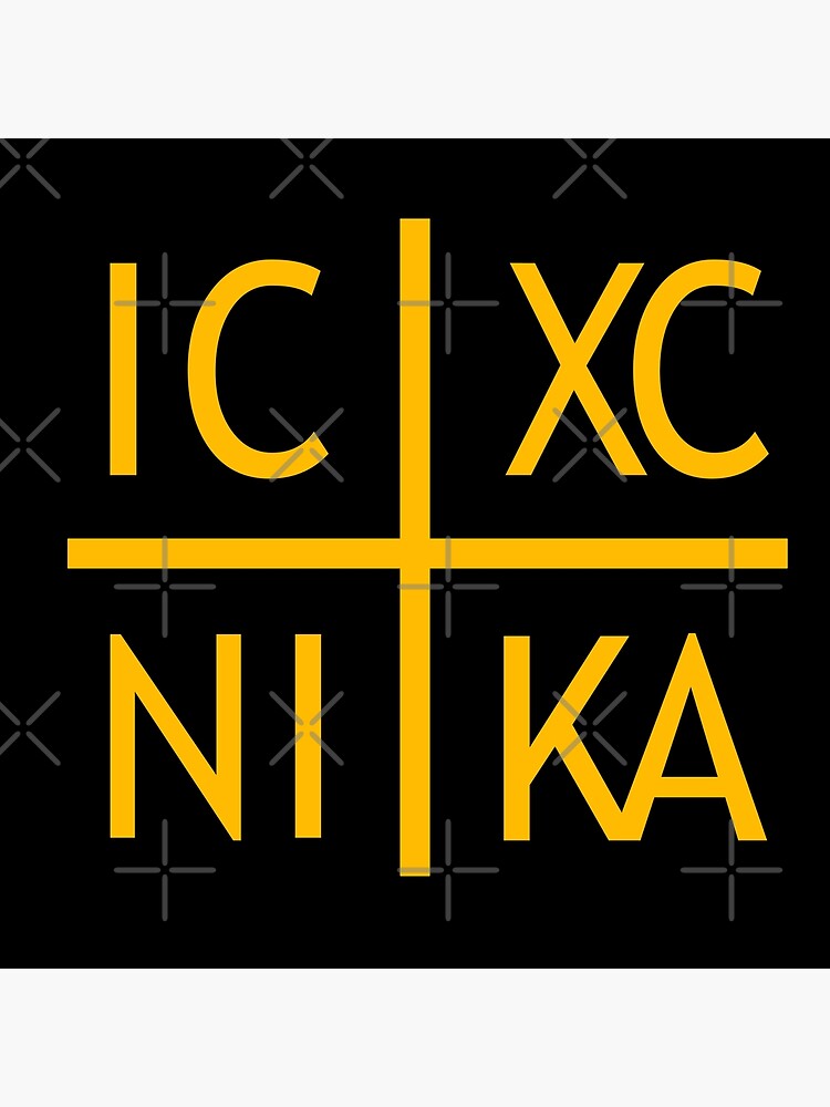 "IC XC NIKA" Poster for Sale by Ddreadster | Redbubble