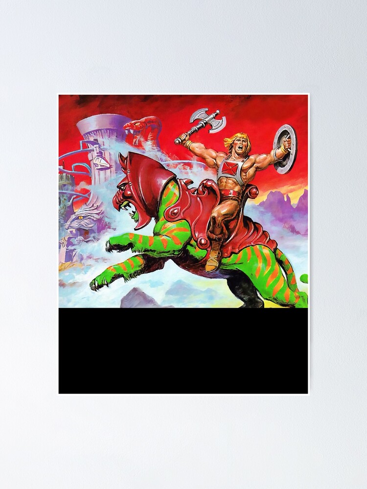 Póster «He-Man en Cringer Into Battle» de MikeDIreland | Redbubble