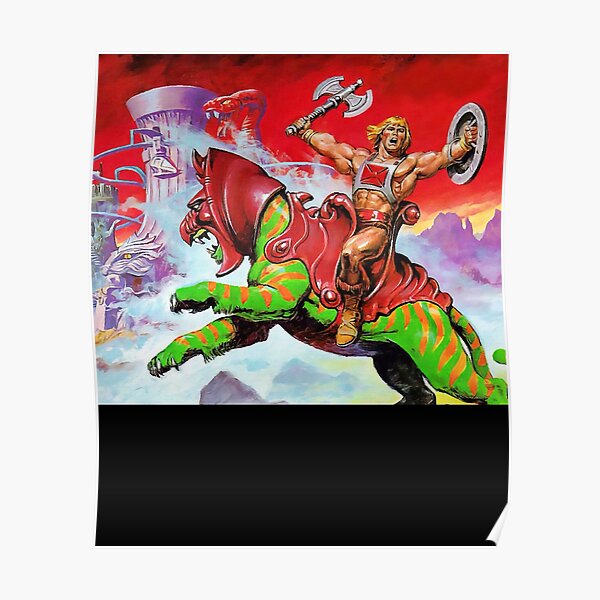 Póster «He-Man en Cringer Into Battle» de MikeDIreland | Redbubble