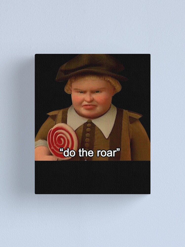 "Shrek Do the Roar" Canvas Print for Sale by MilaniCanningt | Redbubble