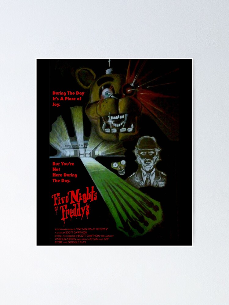 "Five Nights At Freddys People Call Me Games" Poster for Sale by ...