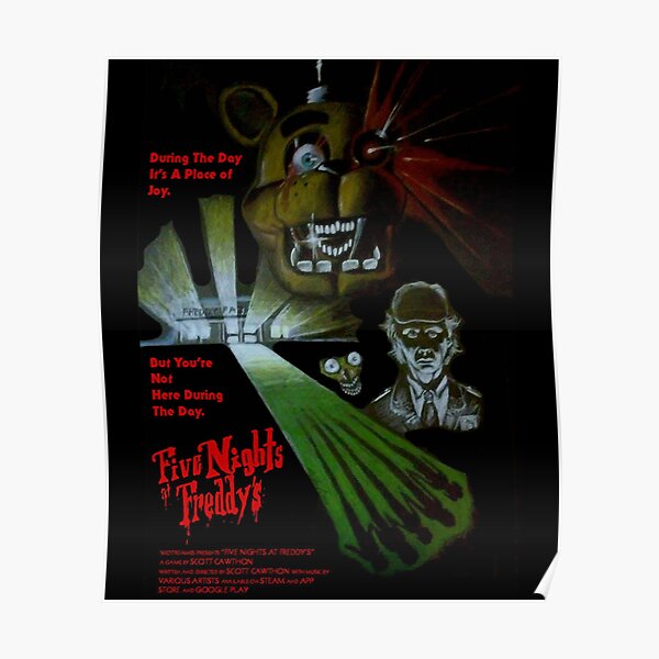 "Five Nights At Freddys People Call Me Games" Poster for Sale by ...