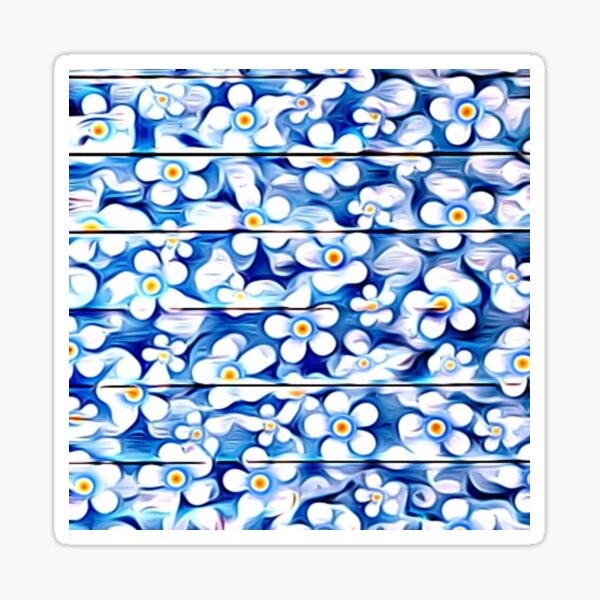 "Wooden Mural" Sticker by AptitudePics | Redbubble