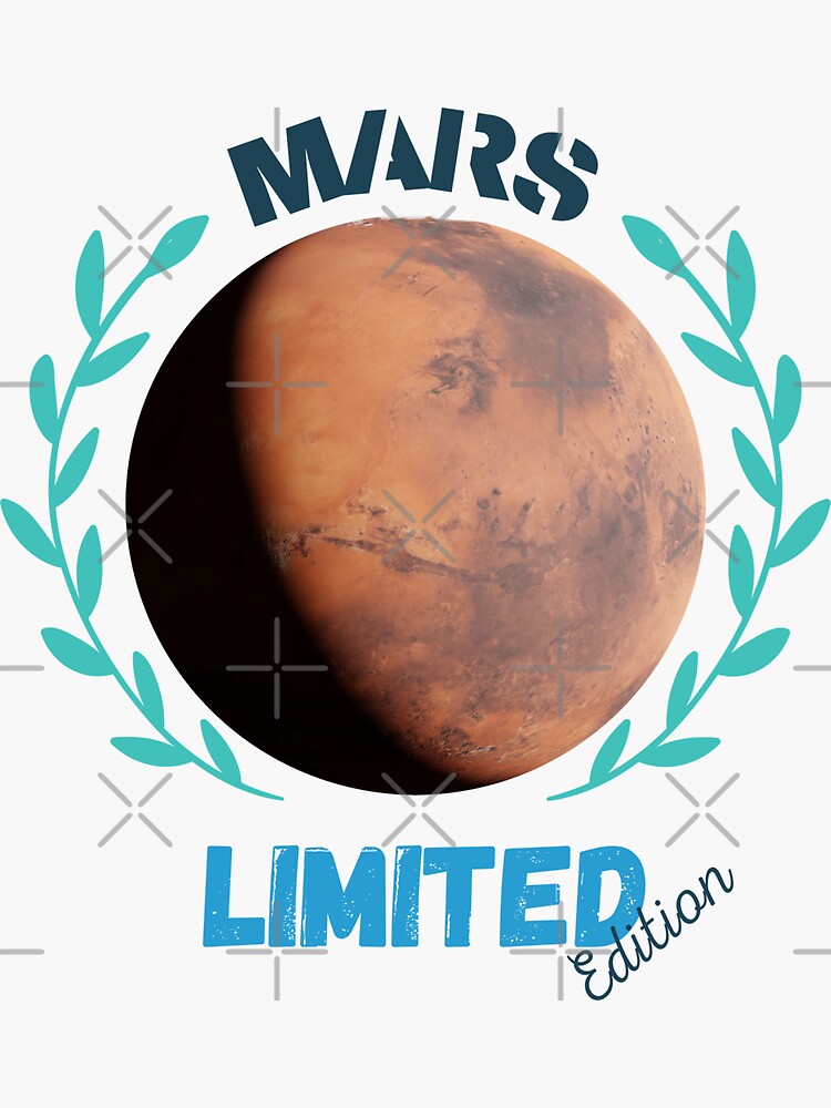 "Mars coat of arms" Sticker by bob-design1 | Redbubble
